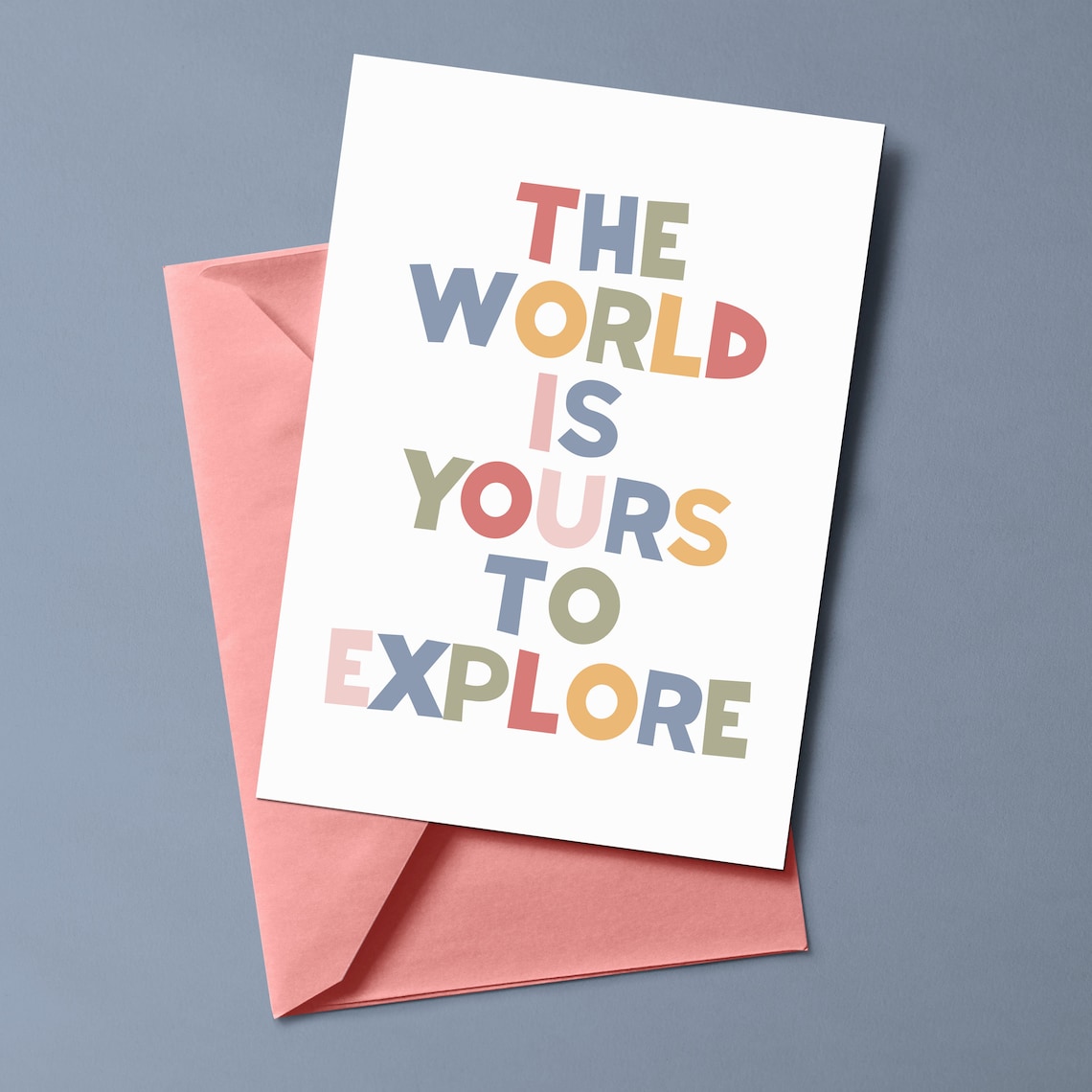 The World is Yours to Explore Print, Nursery Printable Wall Art ...