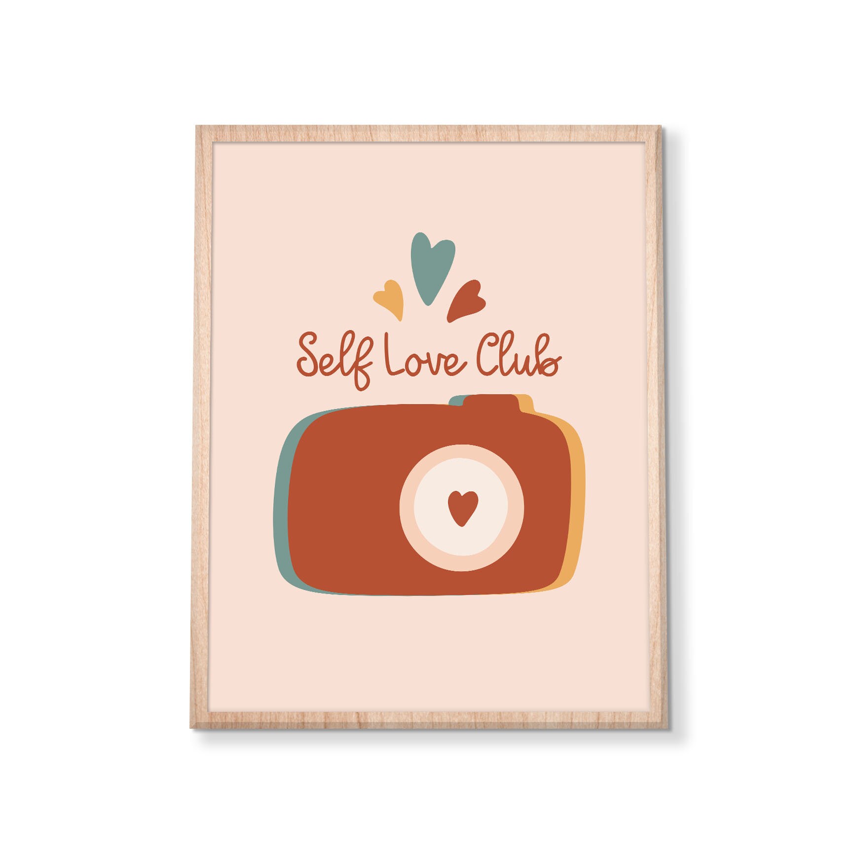 Self Love Club Print, Self Love Home Decor, Positivity Poster, Feminist ...