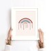 Rainbow Printable Wall Art, Soft Pastel Bohemian Nursery Decor, Kids ...