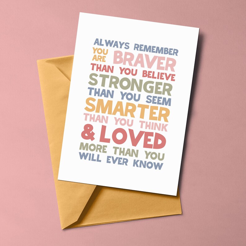 Always Remember You Are Braver Print, Inspirational Nursery Poster ...