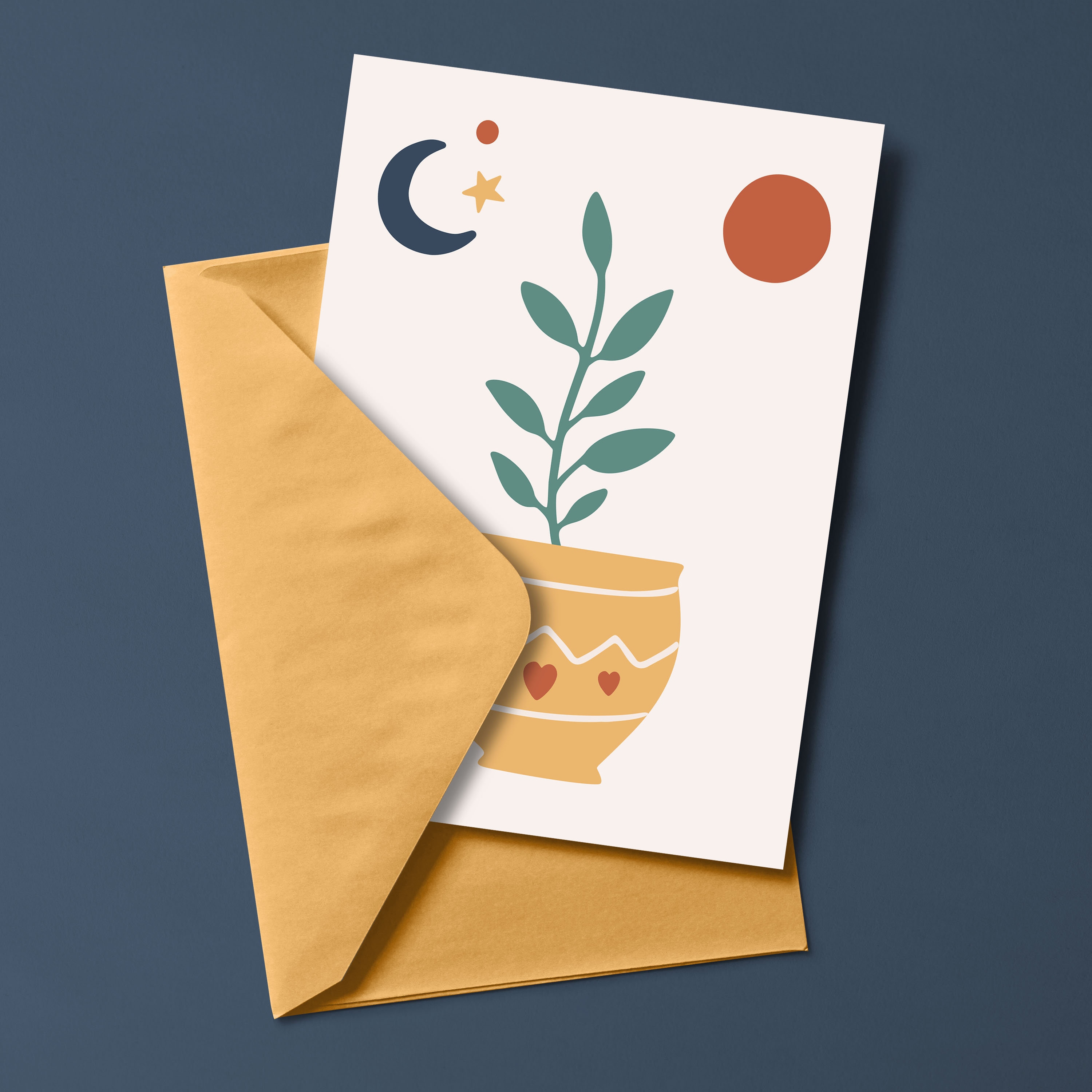 Boho Modern Plant Print Botanical Poster Cute Boho Decor - Etsy