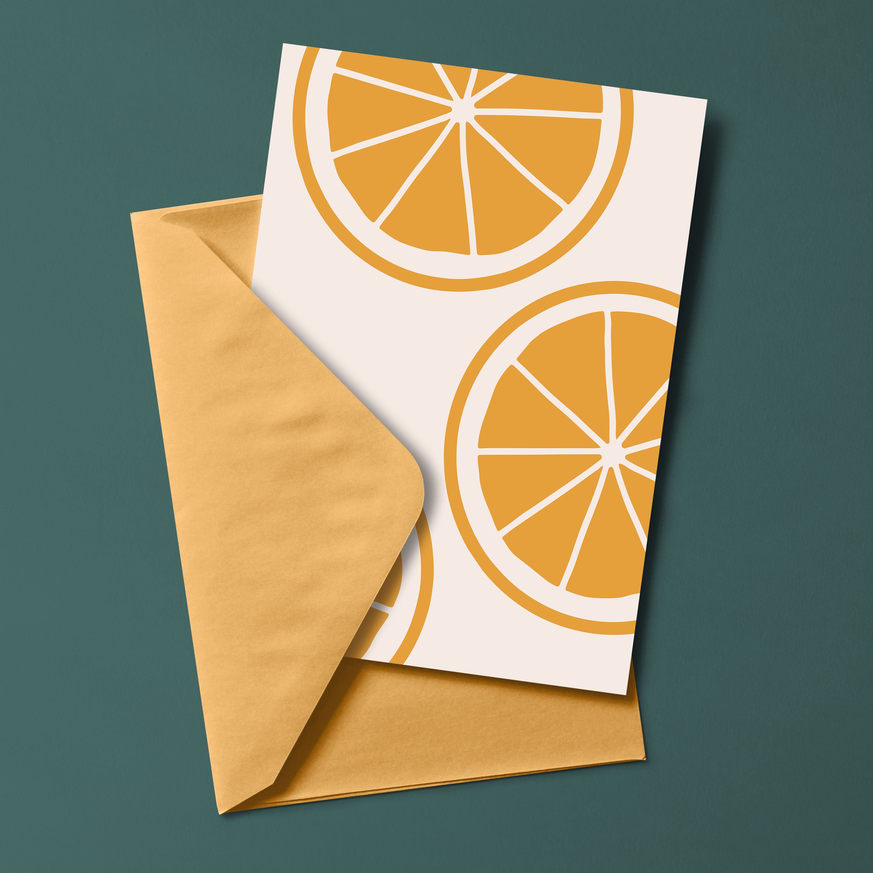 Orange Print Orange Slice Wall Art Kitchen Print Cute - Etsy
