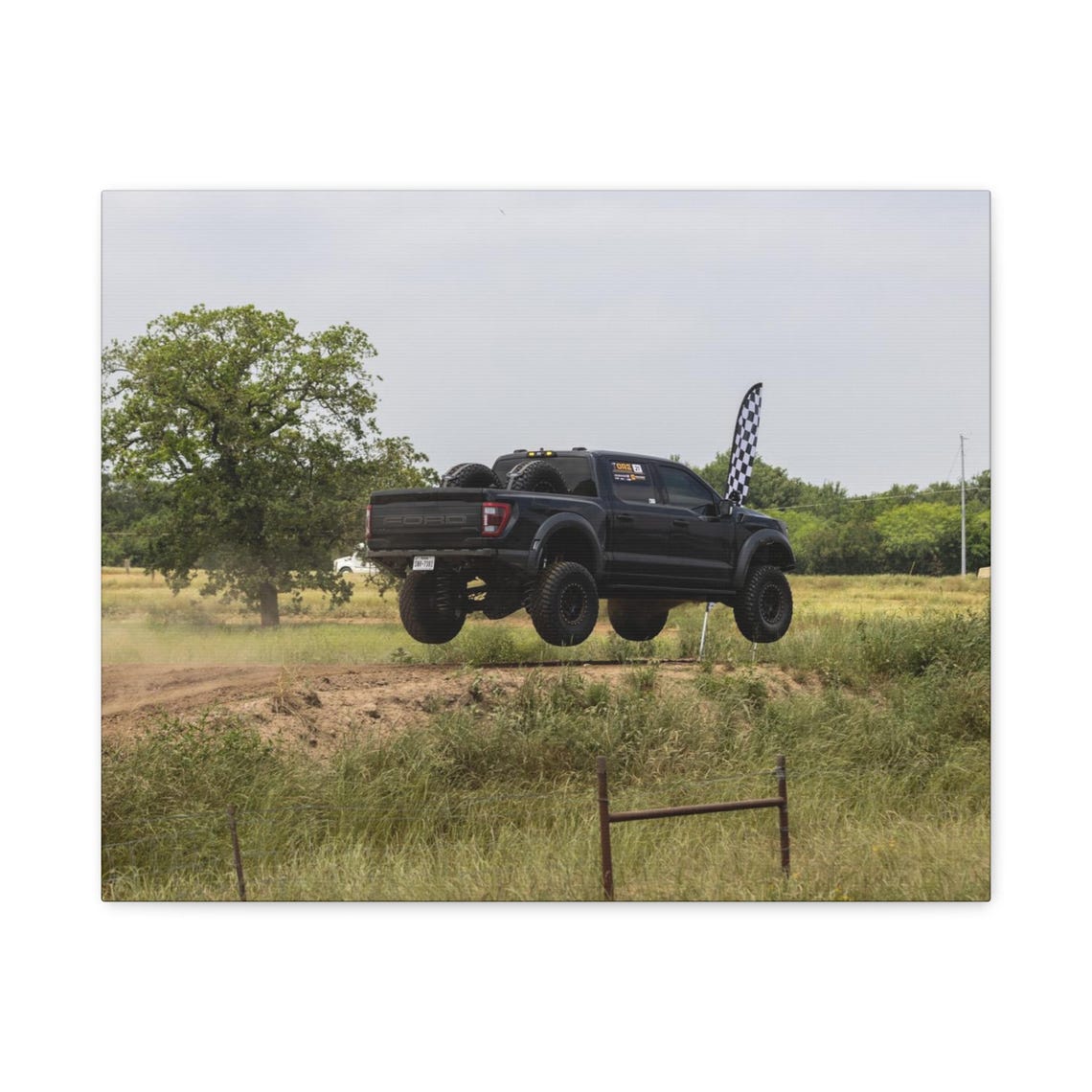 Ford Raptor Gen 3 Jump Canvas Print - Etsy