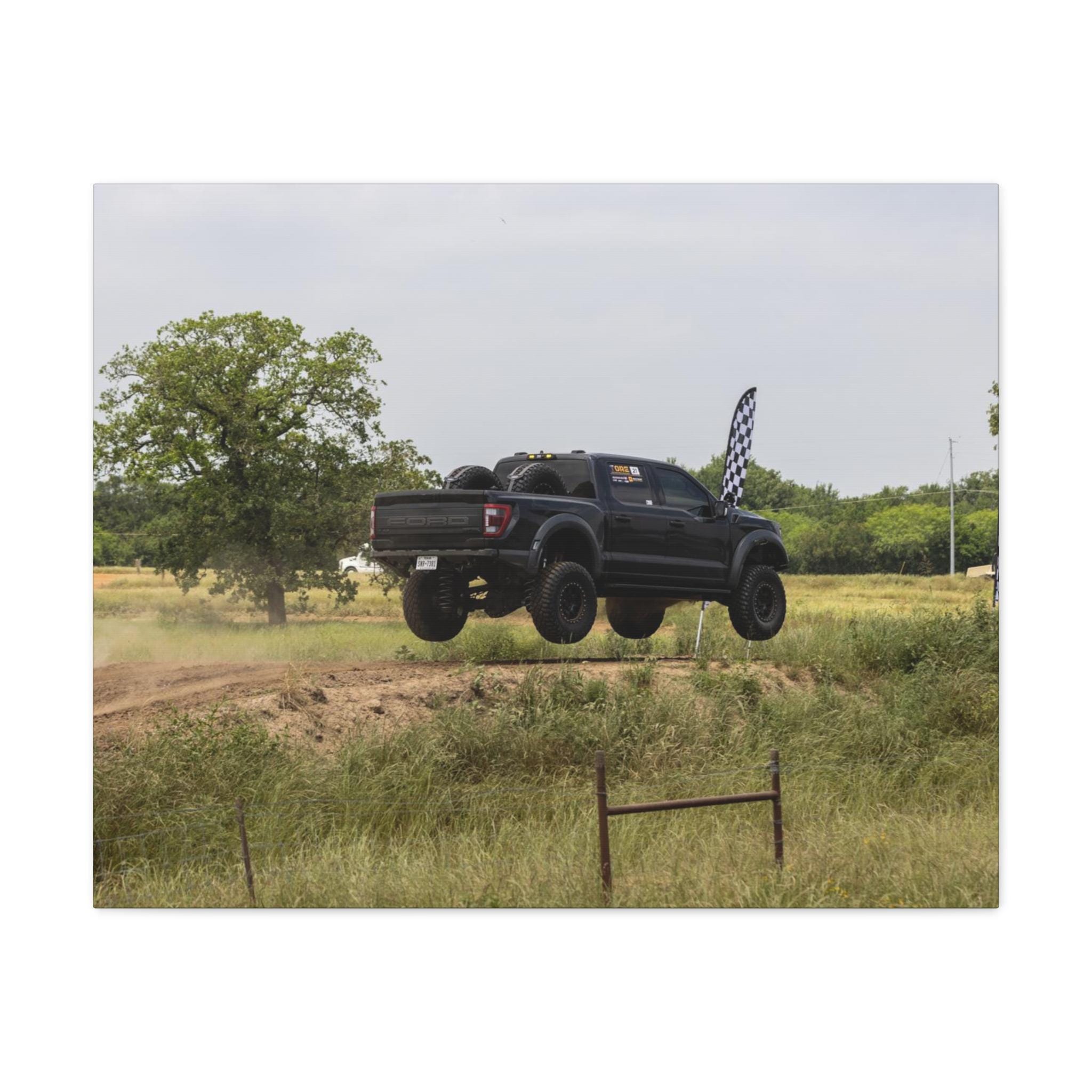 Ford Raptor Gen 3 Jump Canvas Print - Etsy