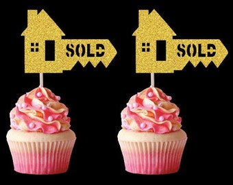 House Sold Cake Topper - Etsy