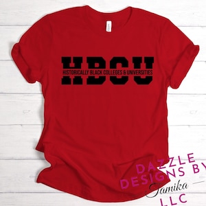 HBCU Shirt / College Shirt/ Red and Black College Shirt - Etsy
