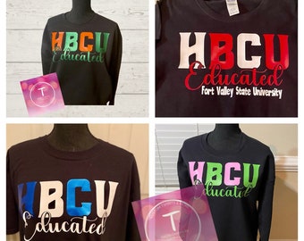 Hbcu Educated Shirt - Etsy