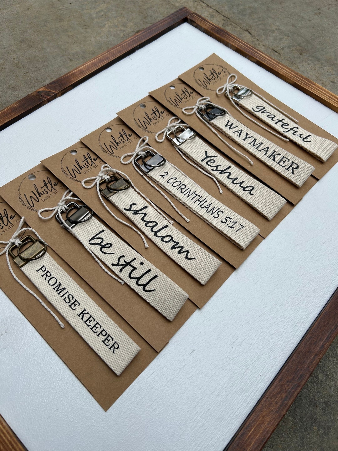 Canvas Keychain Wristlet Lanyard | Personalized or Standard - Etsy