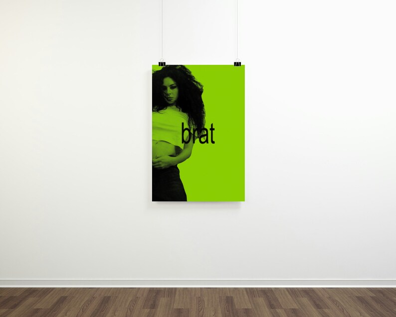 Charli XCX Artwork Digital Print Brat Inspired Album Merch A4 A5 Poster ...