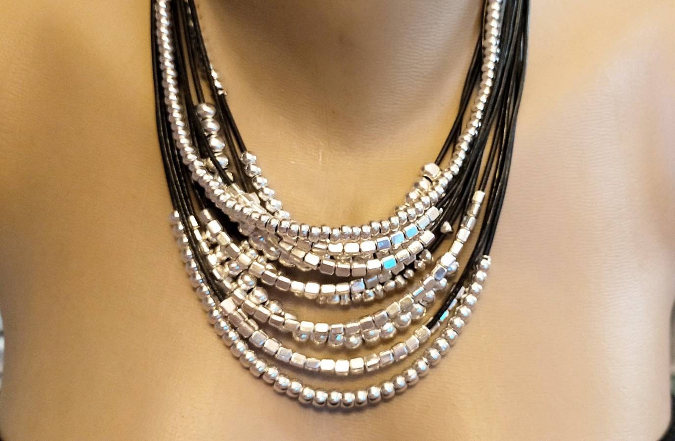 Uno De 50 Style Beads Necklace Pearl Necklace Sinvering | Etsy Uno De 50 Style Beads Necklace Pearl Necklace Sinvering | Etsy