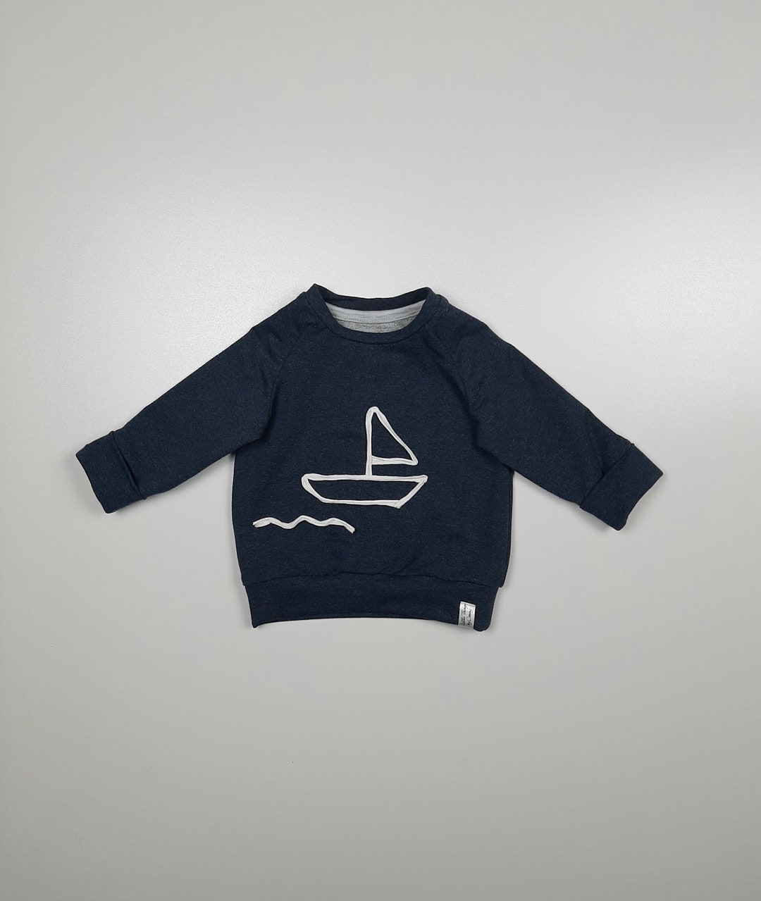 Ropa bebe cosida jersey sudadera niño niño niña niña velero en tallas ...