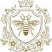 Bee Crest Machine Embroidery *DIGITAL FILE* 3 Sizes - Etsy
