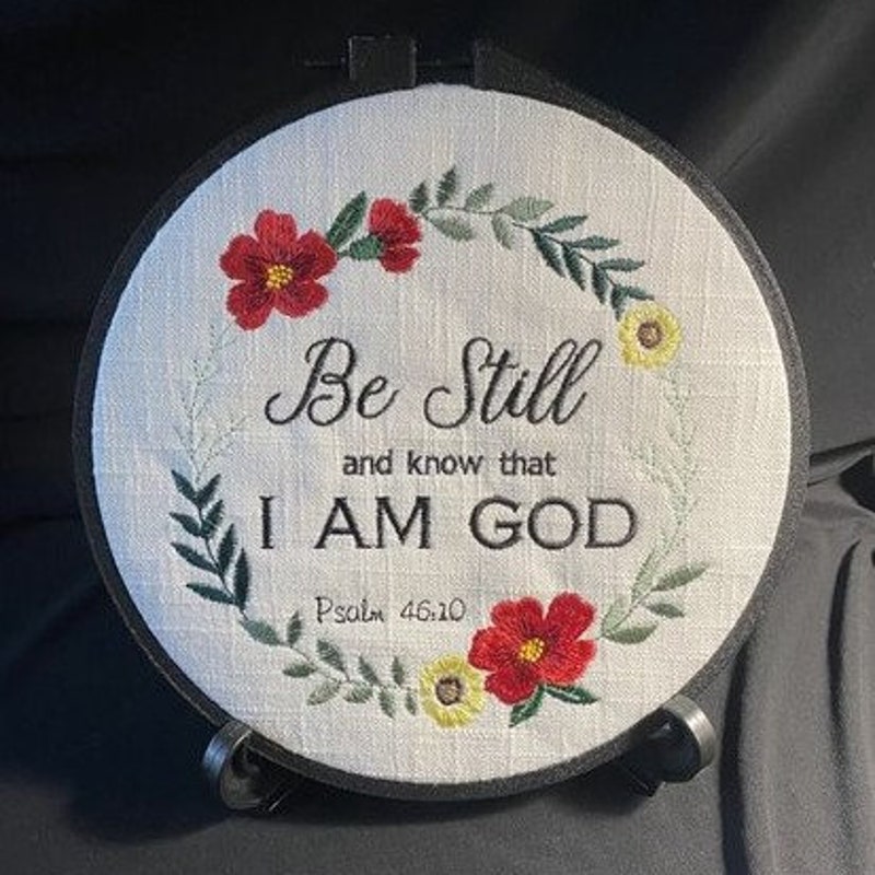 Bible Verse Embroidery - Etsy