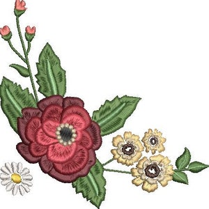 Spring Bouquet Machine Embroidery ALL the Files (4 Versions) *DIGITAL ...