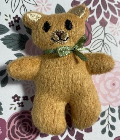 ITH Adorable Tiny Teddy Bear Plush Machine Embroidery *DIGITAL DOWNLOAD ...