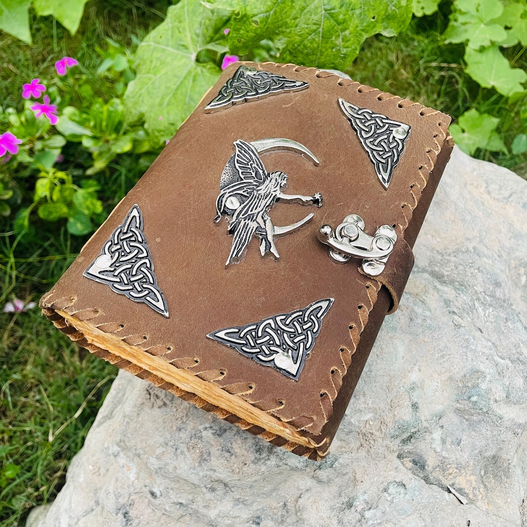 Fairy Moonlight Leather Journal - Fantasy Notebook Magic Enchanted ...