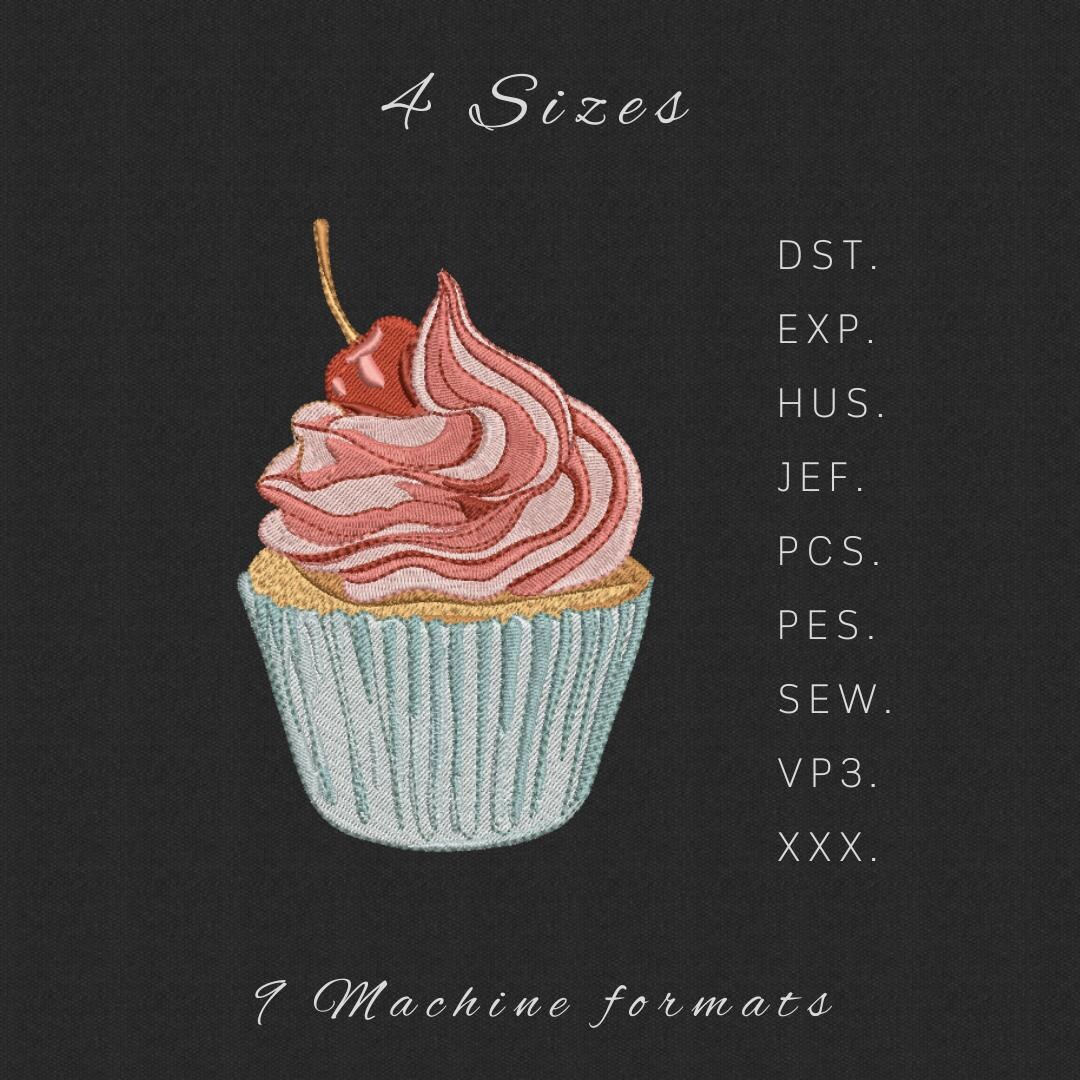 Cake Machine Embroidery Design - Cake Embroidery Files - 4 Sizes ...
