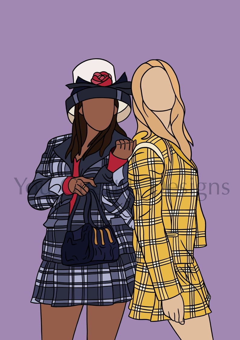 Clueless Inspired Digital Printable Wall Art | Etsy