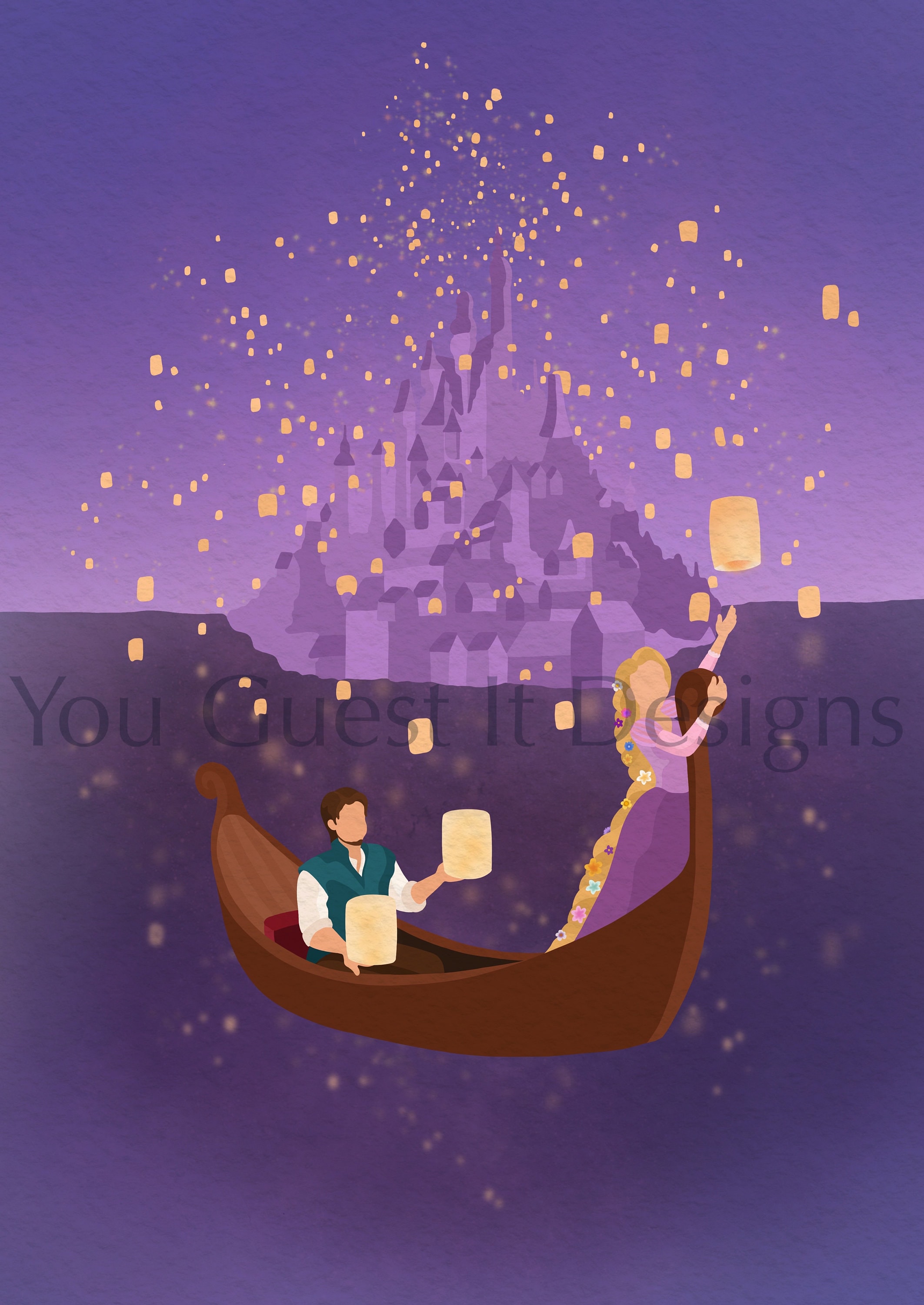 Tangled Boat Scene