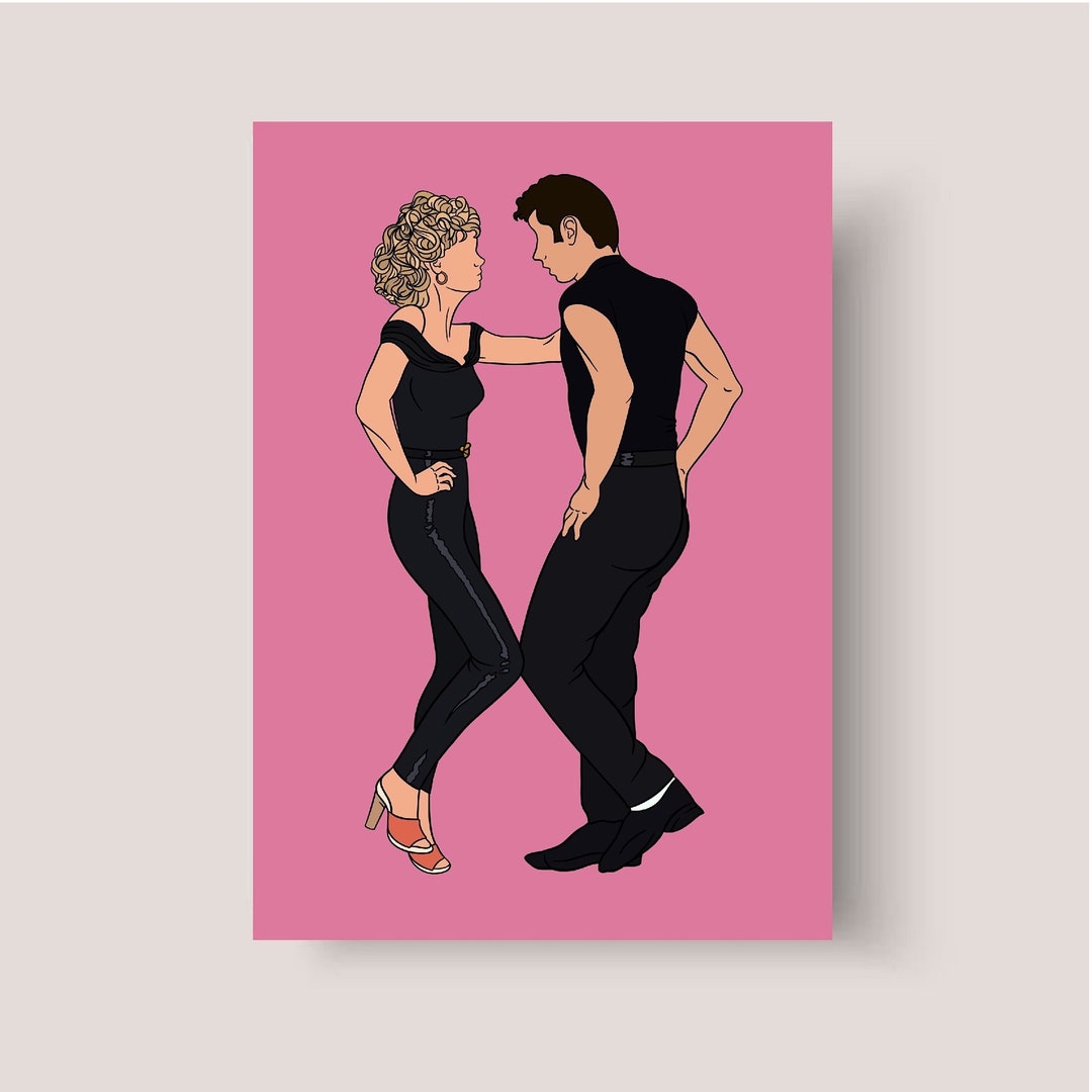 Grease Inspired Digital, Printable Wall Art - Etsy