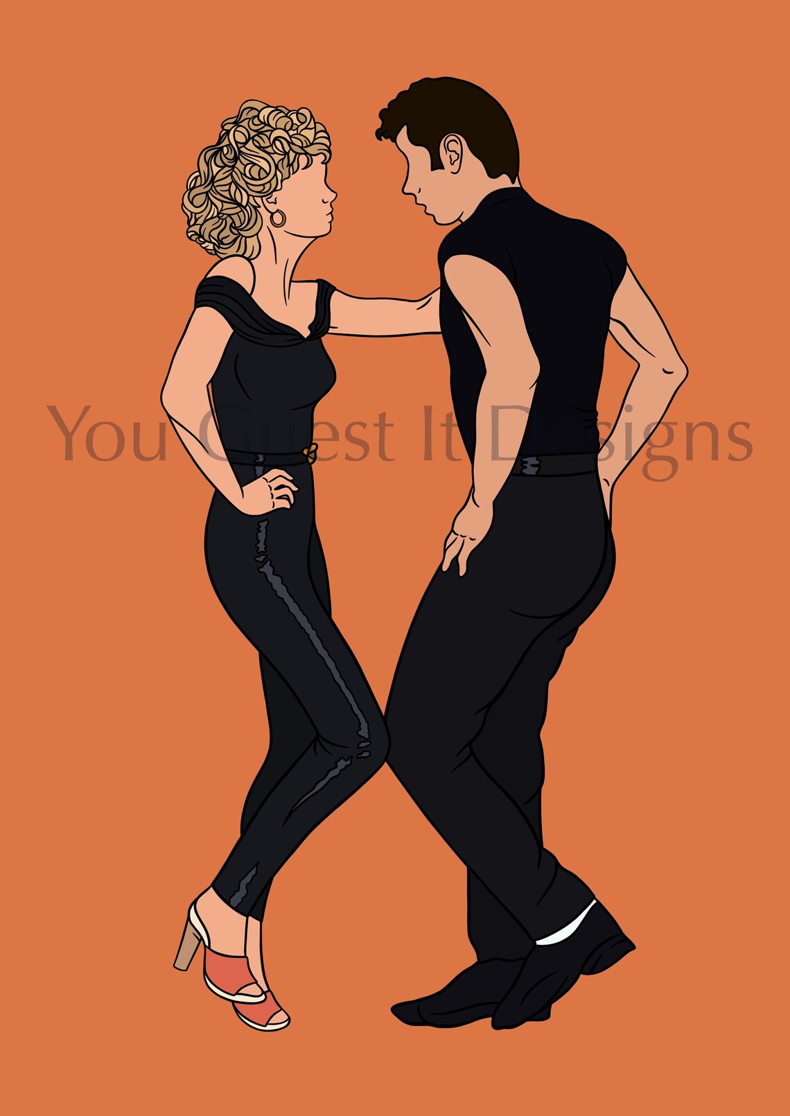 Grease Inspired Digital Printable Wall Art | Etsy