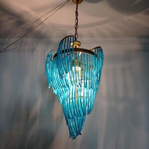 Art Deco Retro 80s Ceiling Pendant Light Vintage Chandelier Designed by ...
