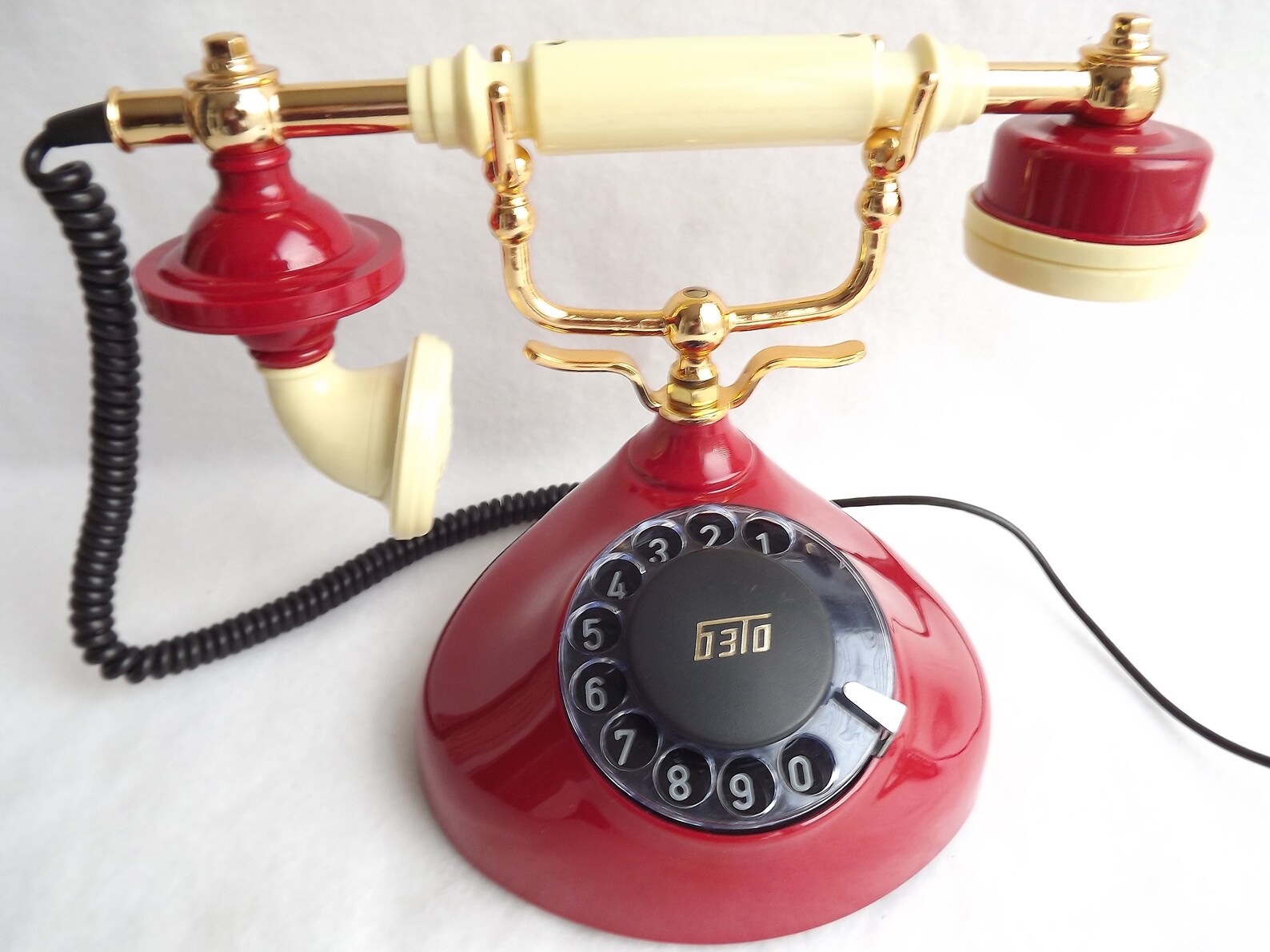 Teléfono rotativo vintage teléfono de disco teléfono de | Etsy