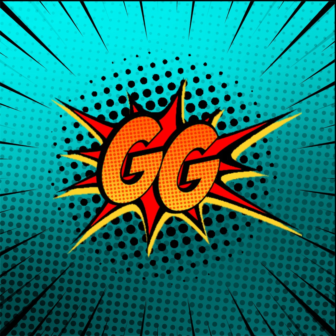 Twitch Emote - GG Comic Style - Etsy