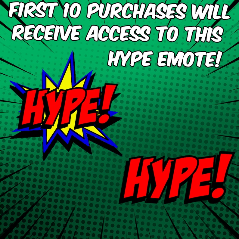 Twitch Emote - Comic Style Pack - Etsy