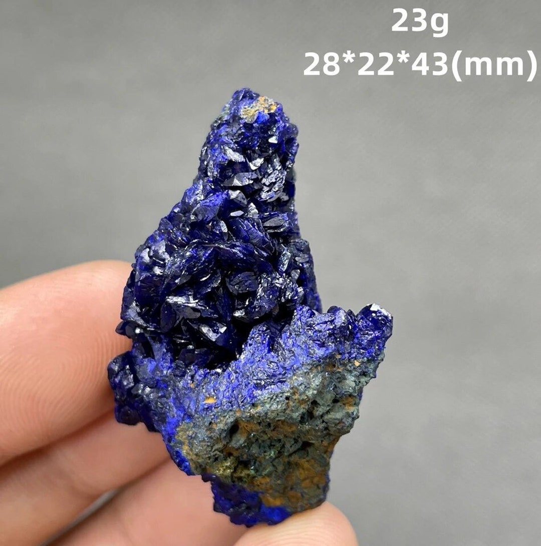 Natural Rare Azurite Crystal Specime Rare Crystal Specimen - Etsy