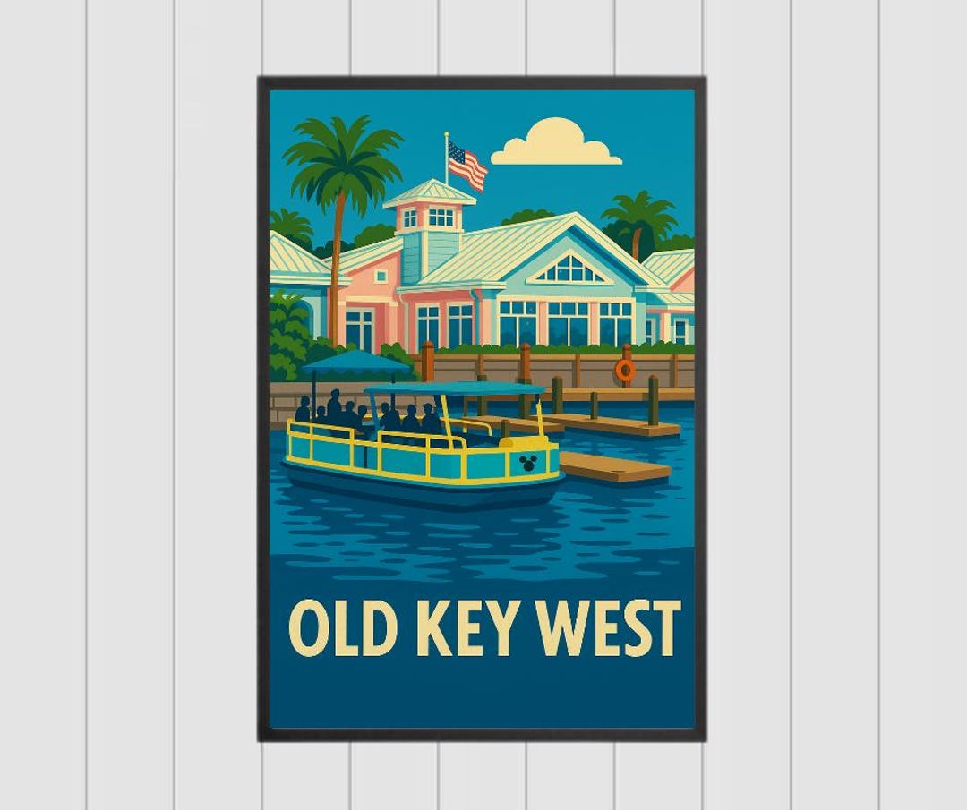 Disney Vacation Club Old Key West Digital Art, DVC Member Art, DVC ...