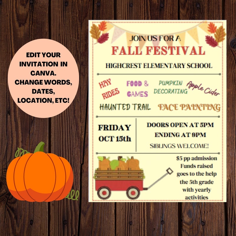 Fall Invitations - Etsy