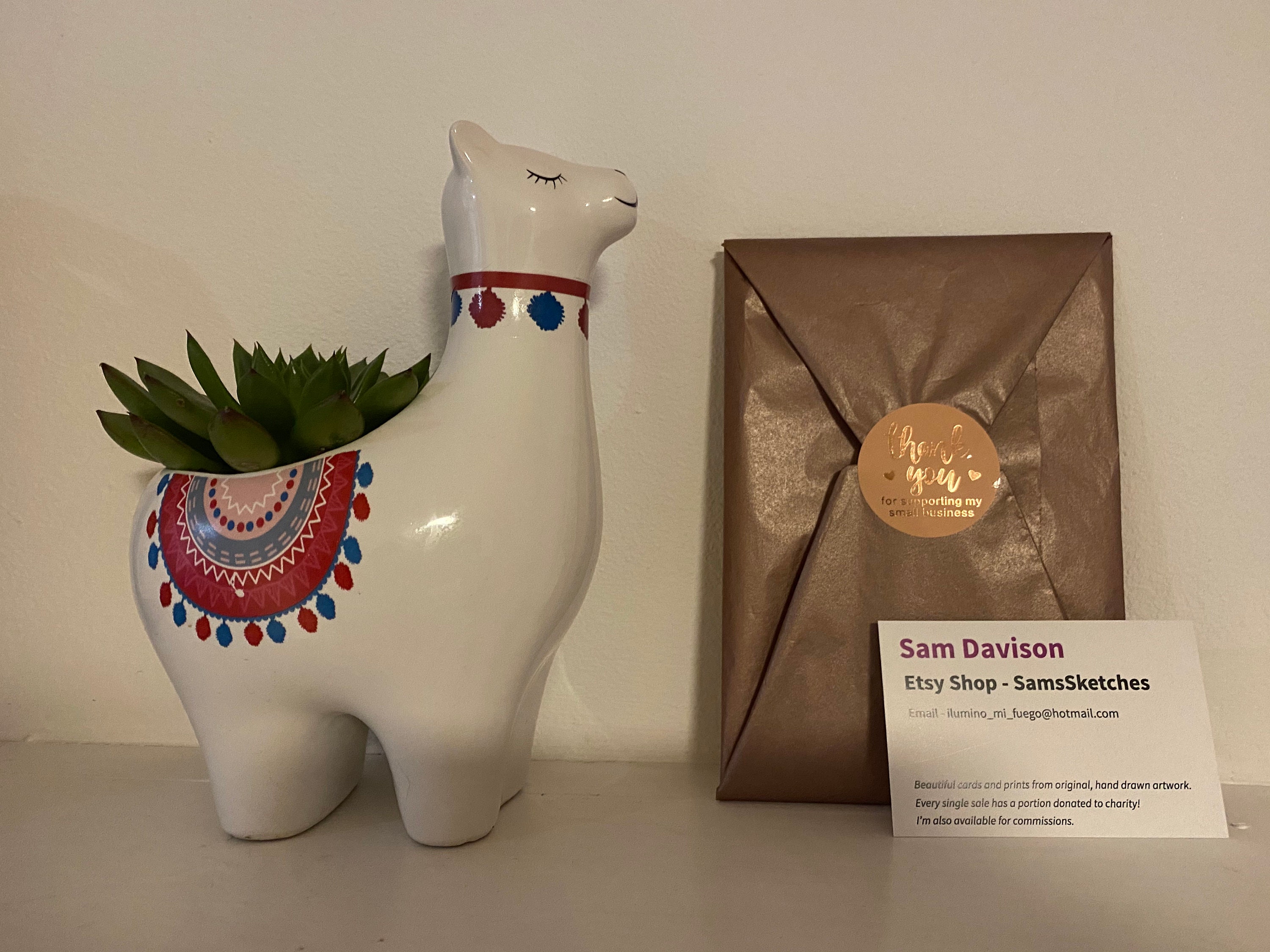 Original Art Puffins With Pink Sky - Etsy