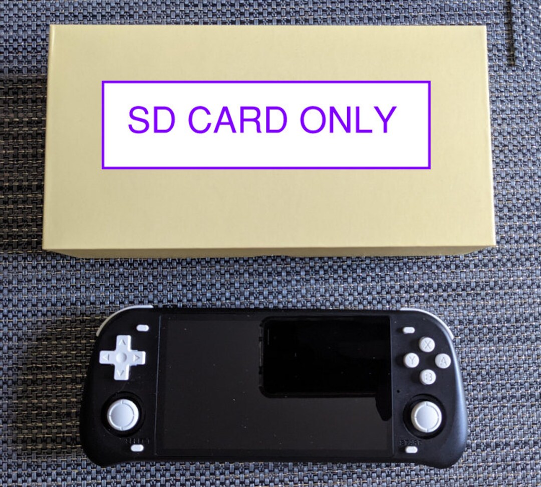 RGB10-MAX 2 SD CARD Retro Game Console Handheld Videogame Video Game ...