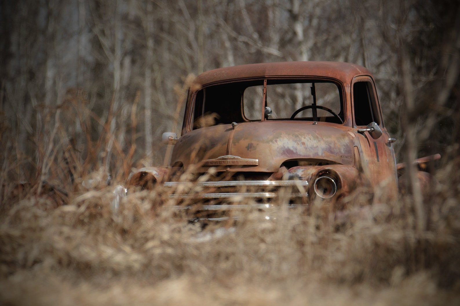 Rusty Truck in Field Photo, Classic Chevy Truck Photo, Country Print ...