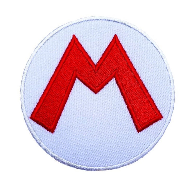 Mario M Logo Svg - Etsy
