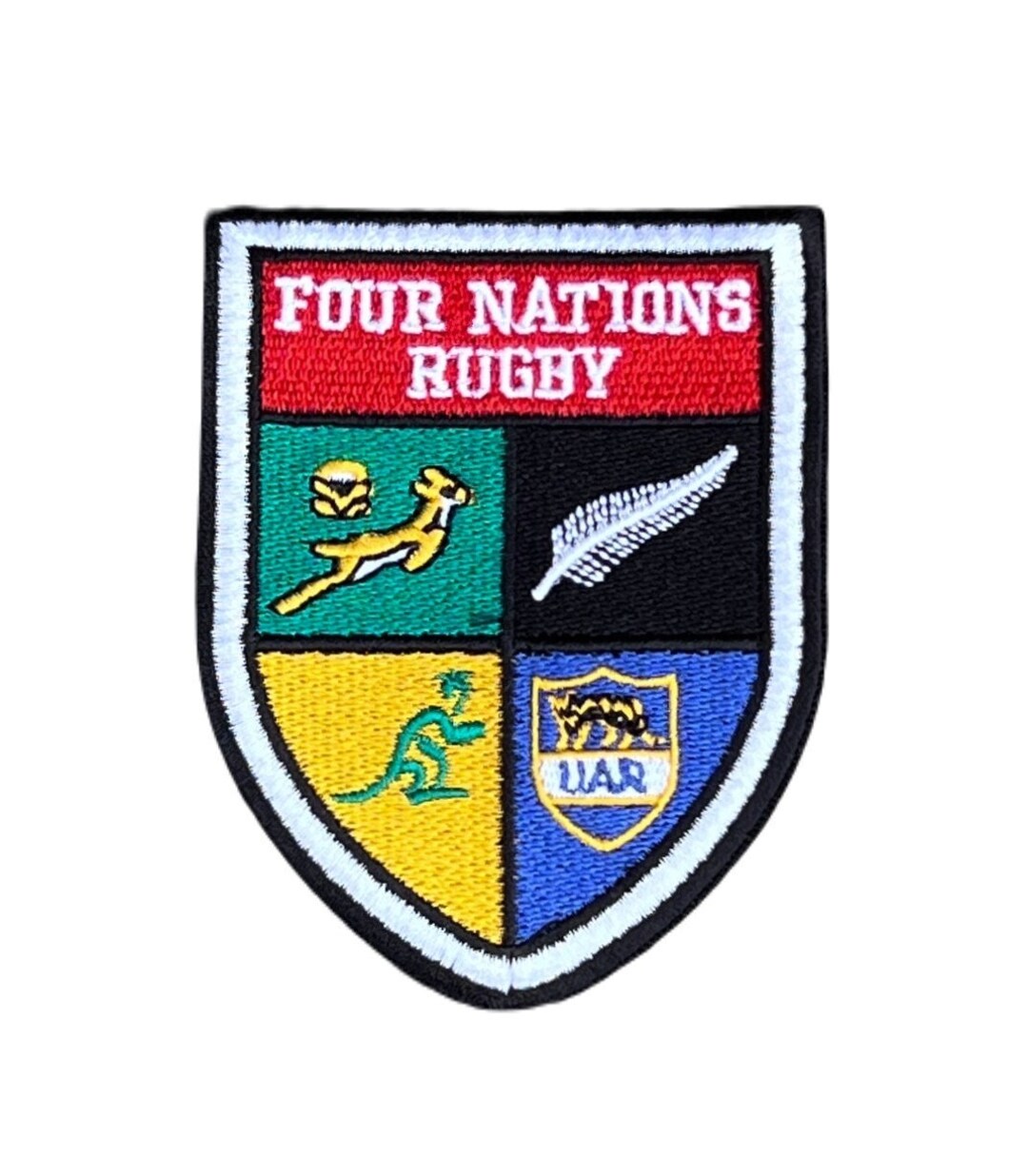Rugby Patch (3.5 Inch) Embroidered Iron-on / Sew-on Badge Ireland Crest ...