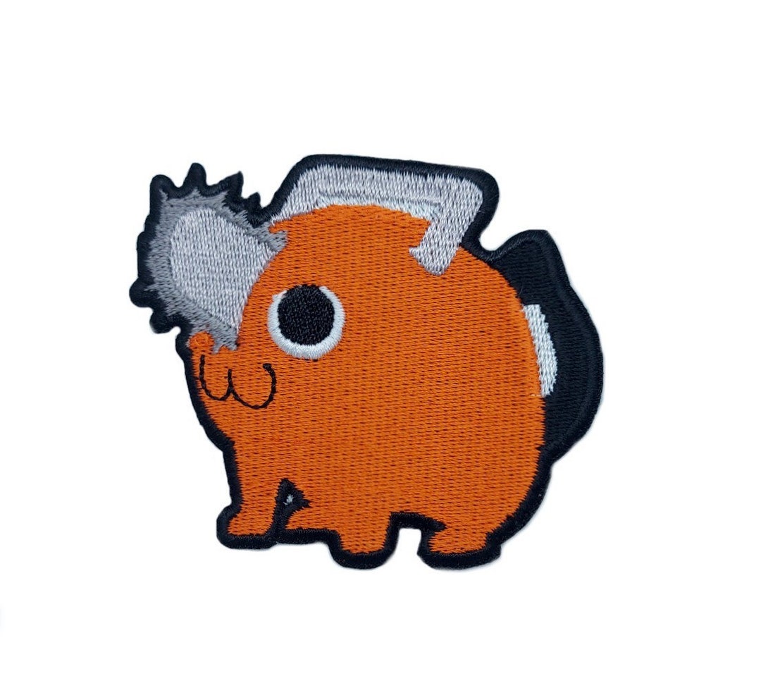 CSM Anime Inspired Patch 3 Inch Embroidered Iron or Sew-on Badge ...