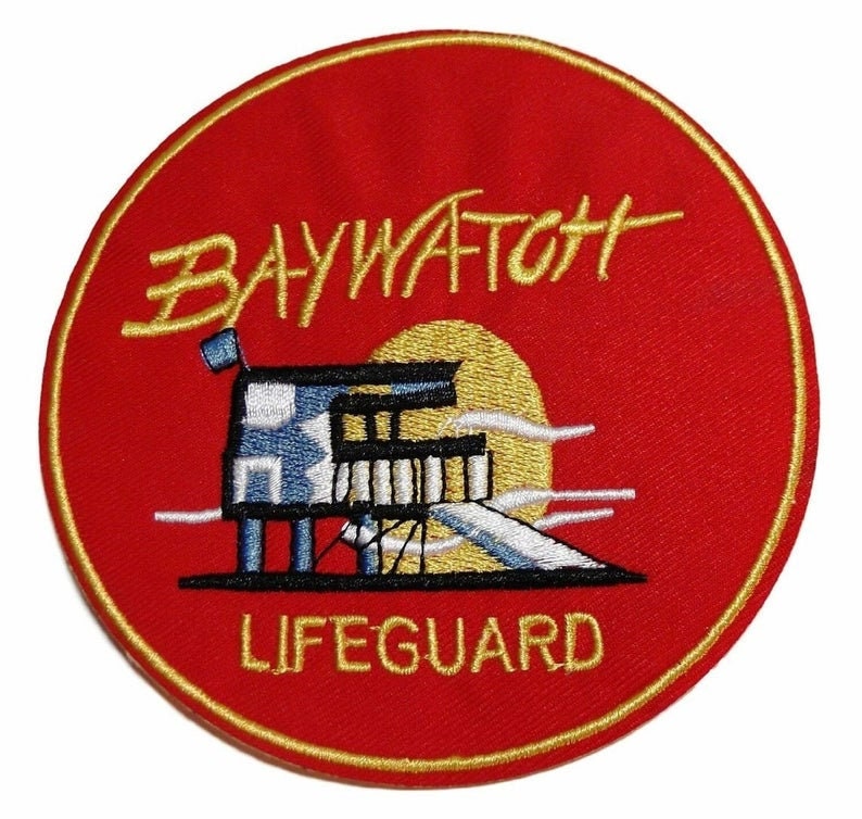 Baywatch Lifeguard Patch 3.5 Inch Embroidered Iron or Sew-on - Etsy
