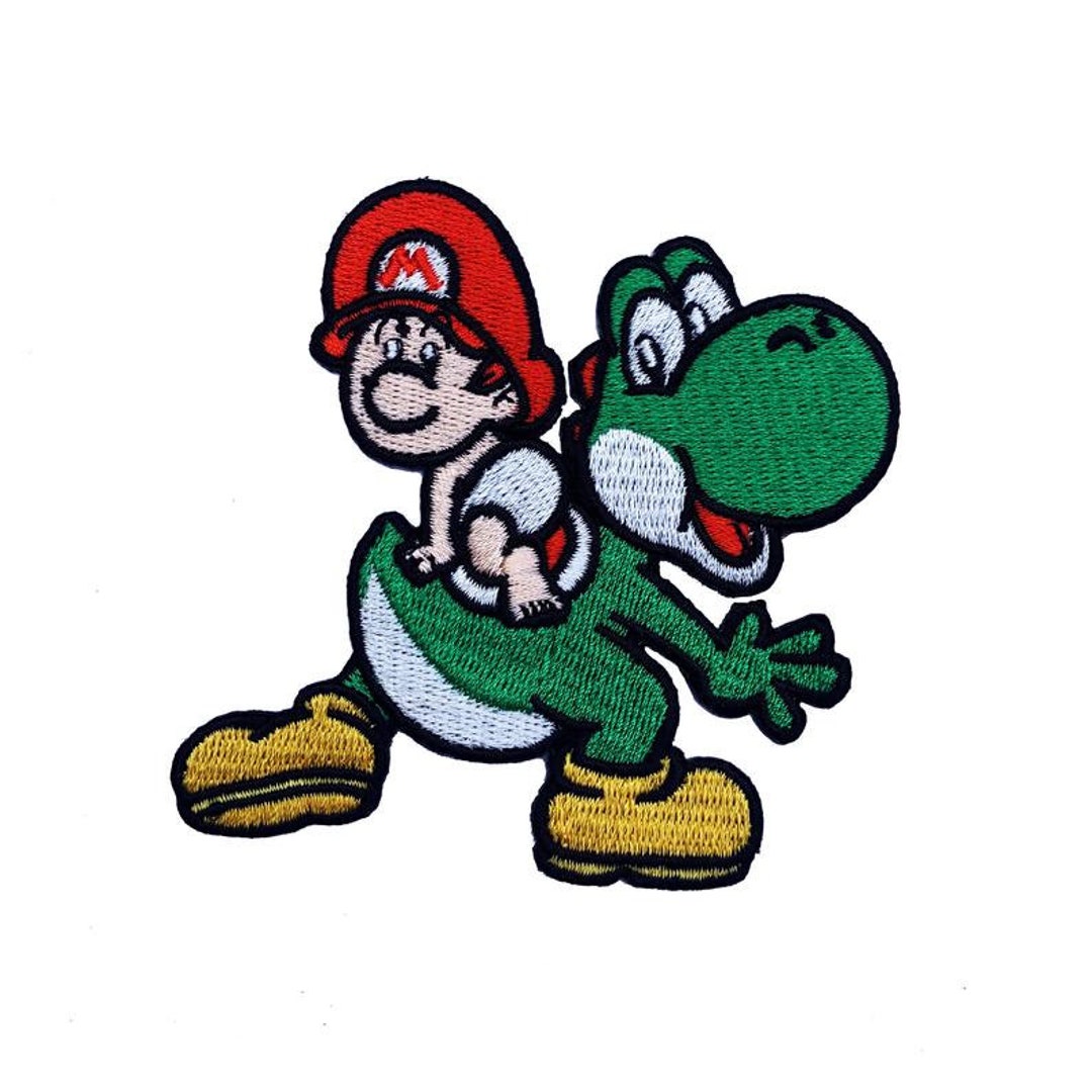 Yoshi's Island Patch (3.5 Inch) Embroidered Iron-on or Sew-on Badge DIY ...