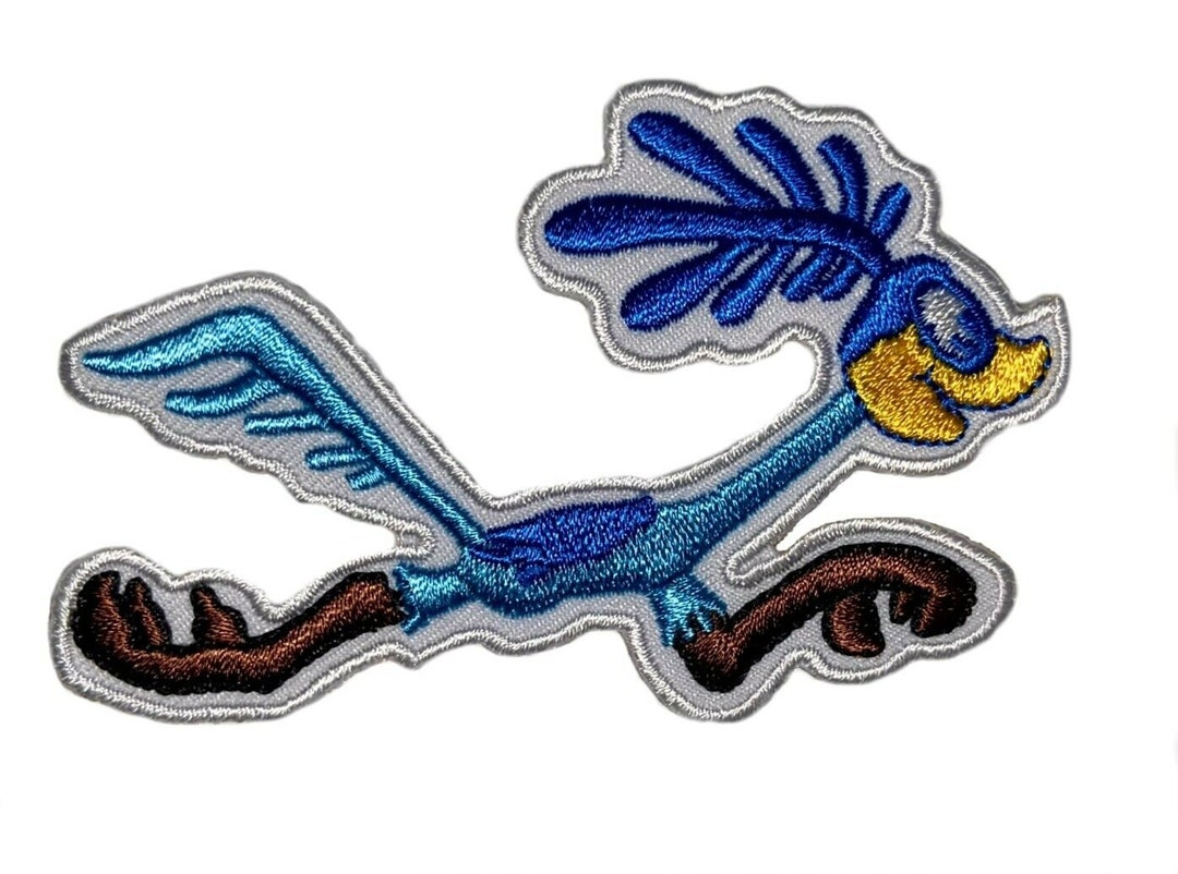 Road Runner Patch 3.5 Inch Embroidered Iron/sew-on Badge Retro Cartoon ...