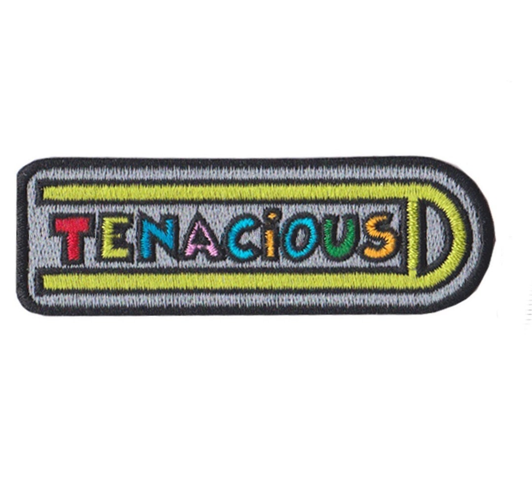 Tenacious D Patch 3.5 Inch Embroidered Iron/sew-on Badge Rock Band Logo ...