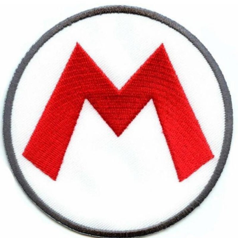 Mario M Logo Svg - Etsy