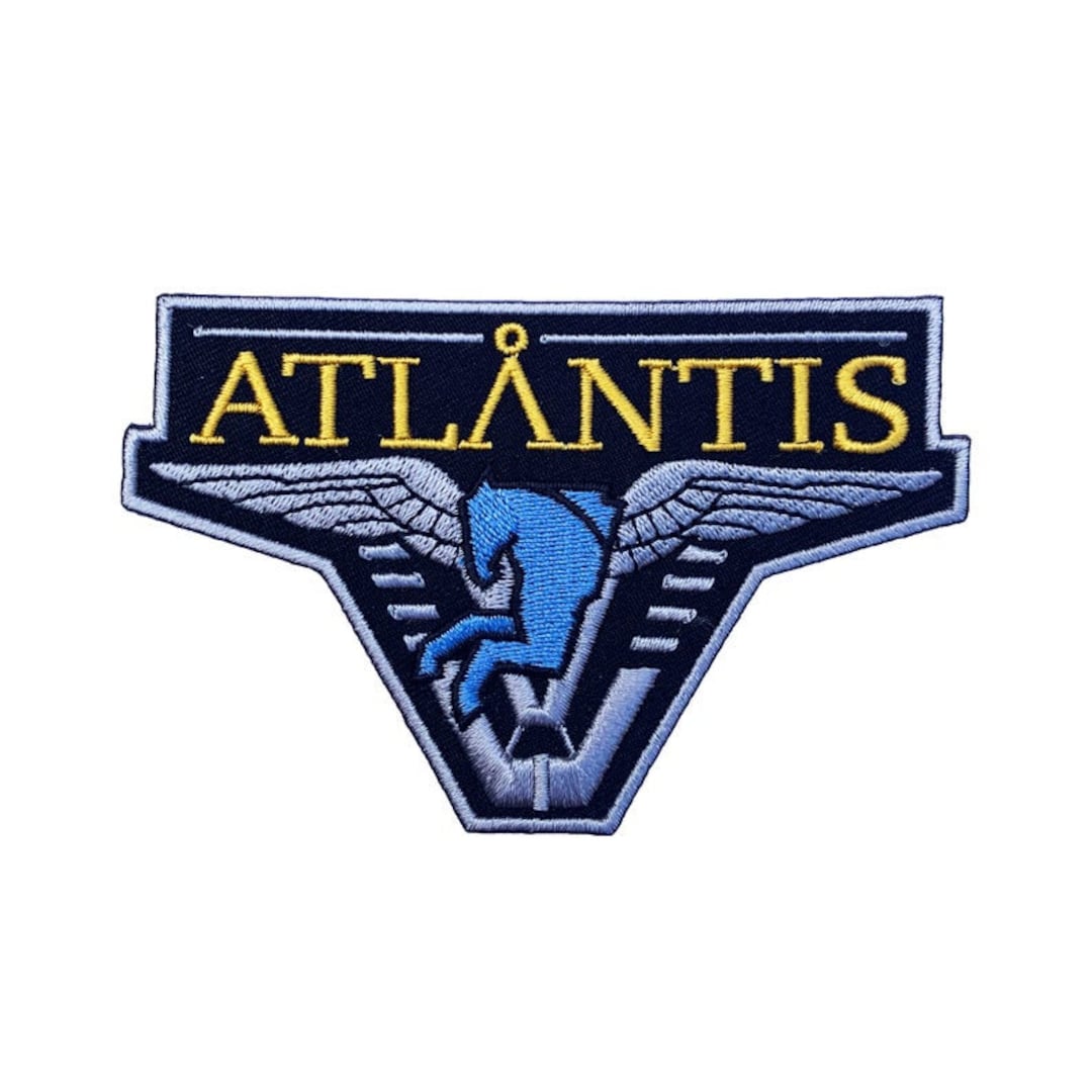 Star Gate SG-1 Atlantis Crew Uniform Patch (4 Inch) Embroidered Iron on Badge Costume Applique ...