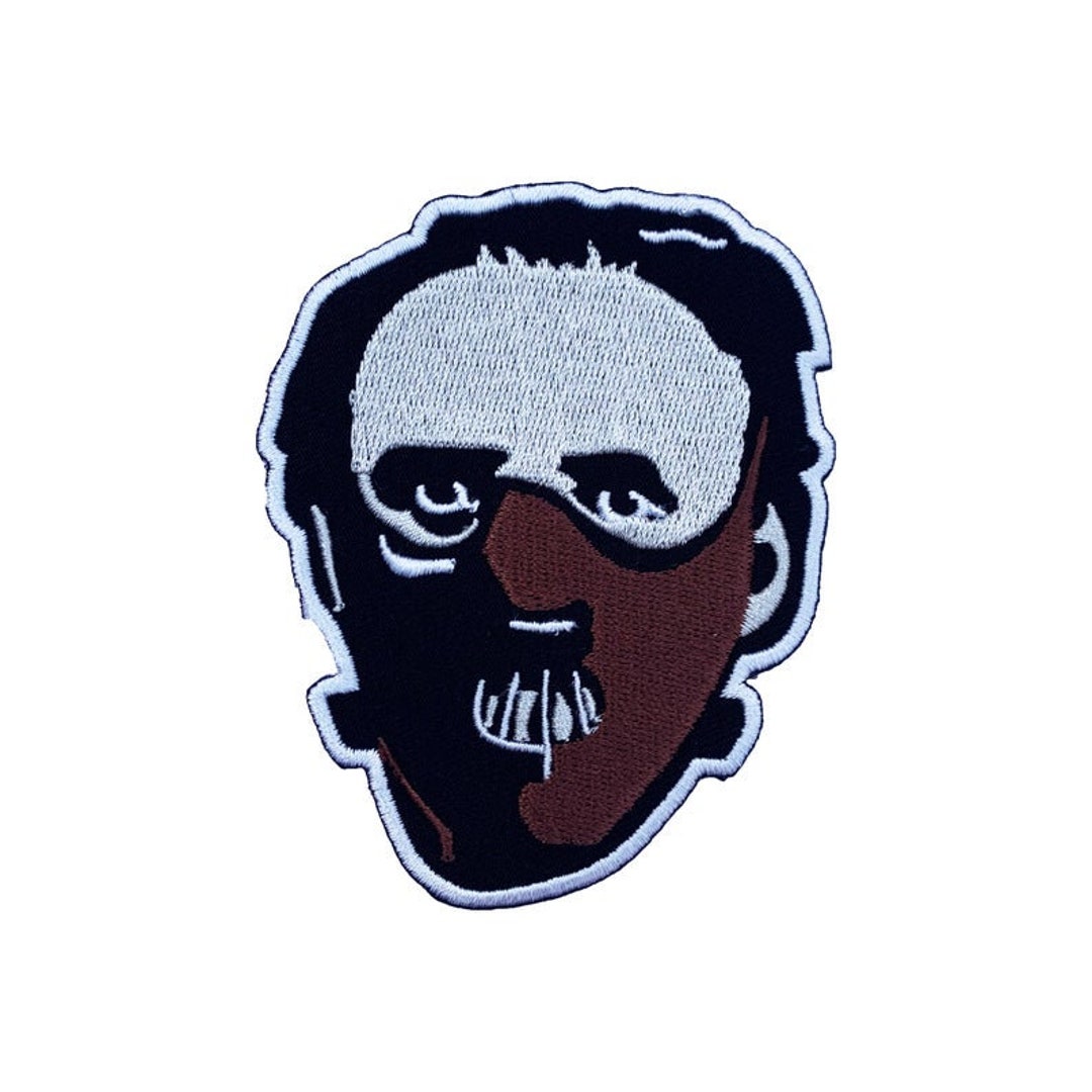 Dr Hannibal Lecter Mask Patch DIY Embroidered Iron or Sew on - Etsy