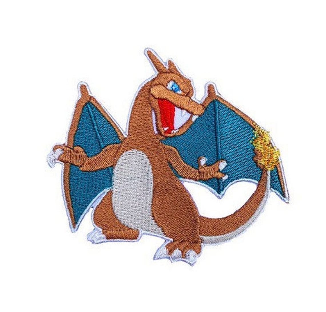 Charizard Patch 3.5 Inch Embroidered Iron or Sew on Badge | Etsy
