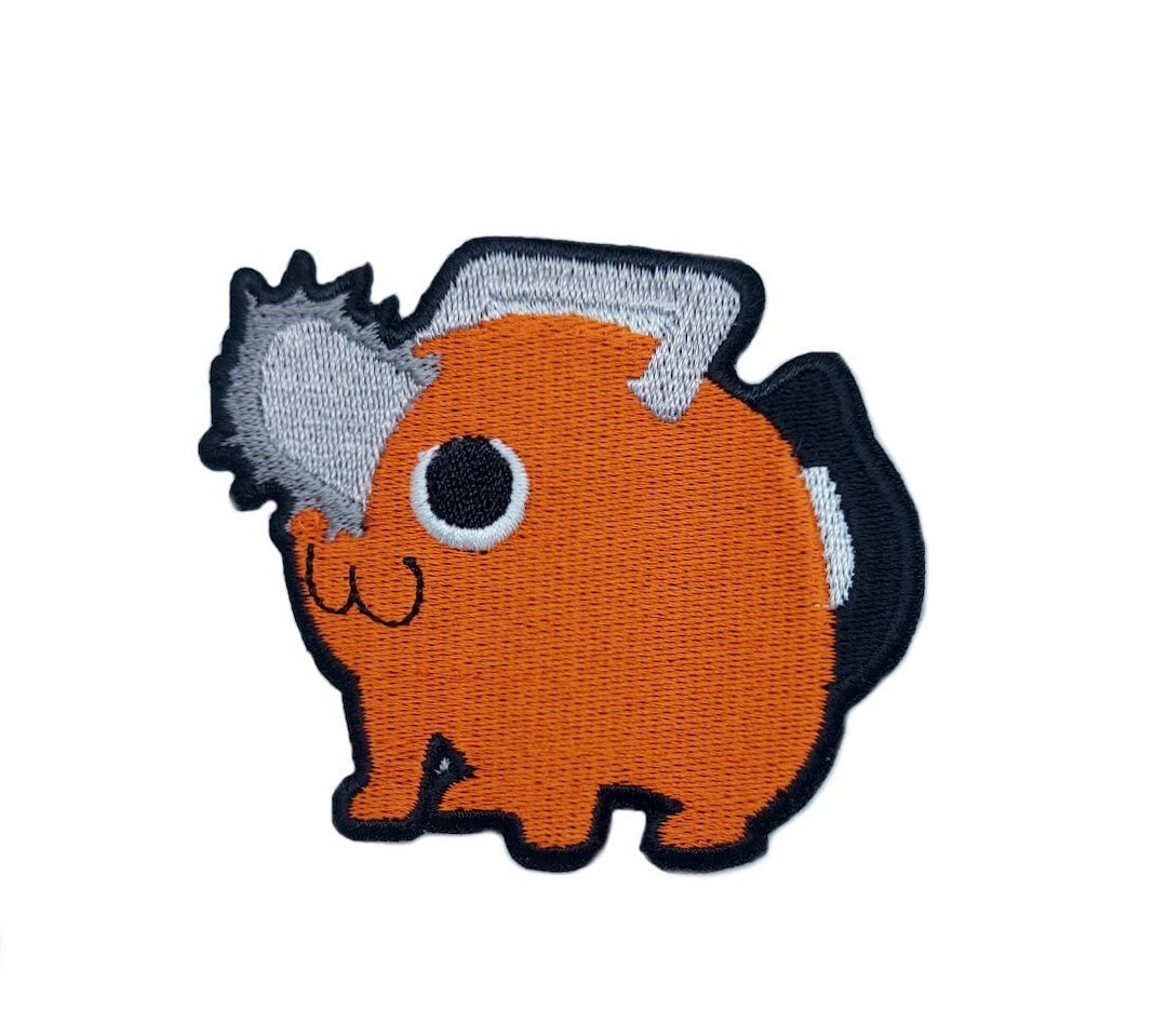 CSM Anime Inspired Patch (3 Inch) Embroidered Iron or Sew-on Badge ...