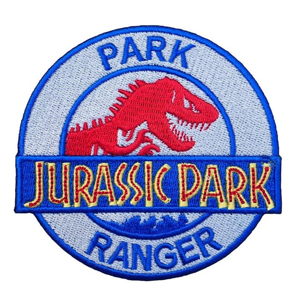 Jurassic Park Embroidery Patch - Etsy