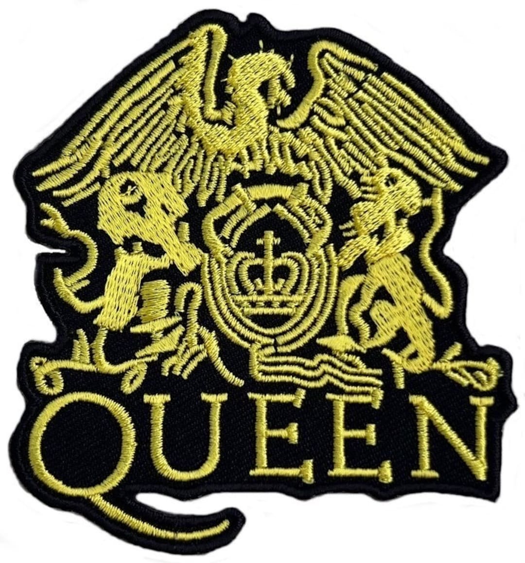 Queen Logo Patch (3 Inch) Embroidered Iron-on or Sew-on Badge Music ...