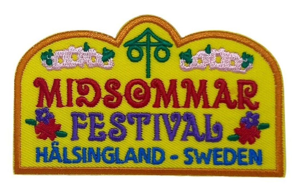 Midsommar Festival Patch (3.75 Inch) Iron/sew-on Badge Swedish Horror ...